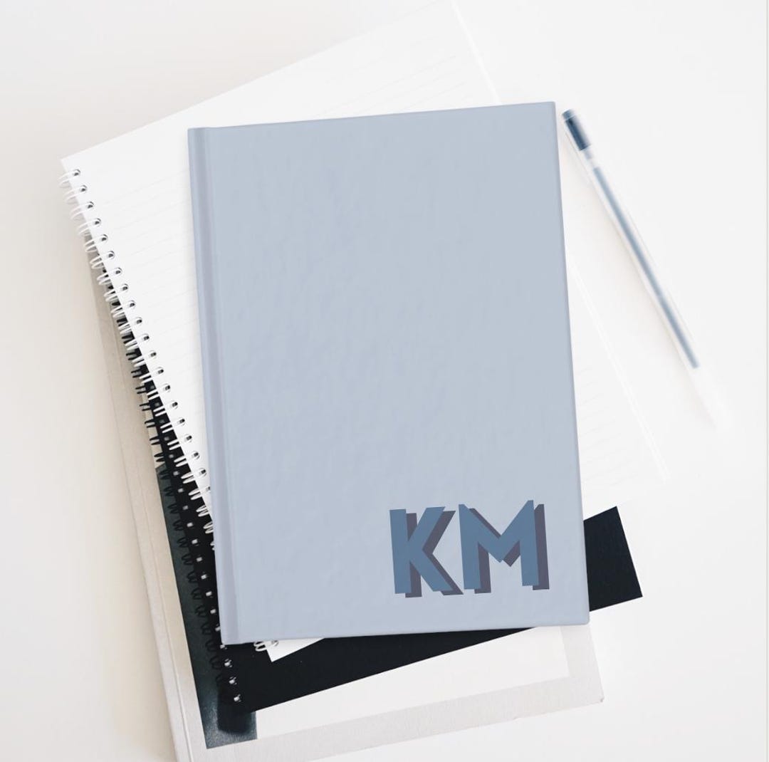 Personalized Name Notebook, Custom Monogram Journal, Bridesmaid Gift ...