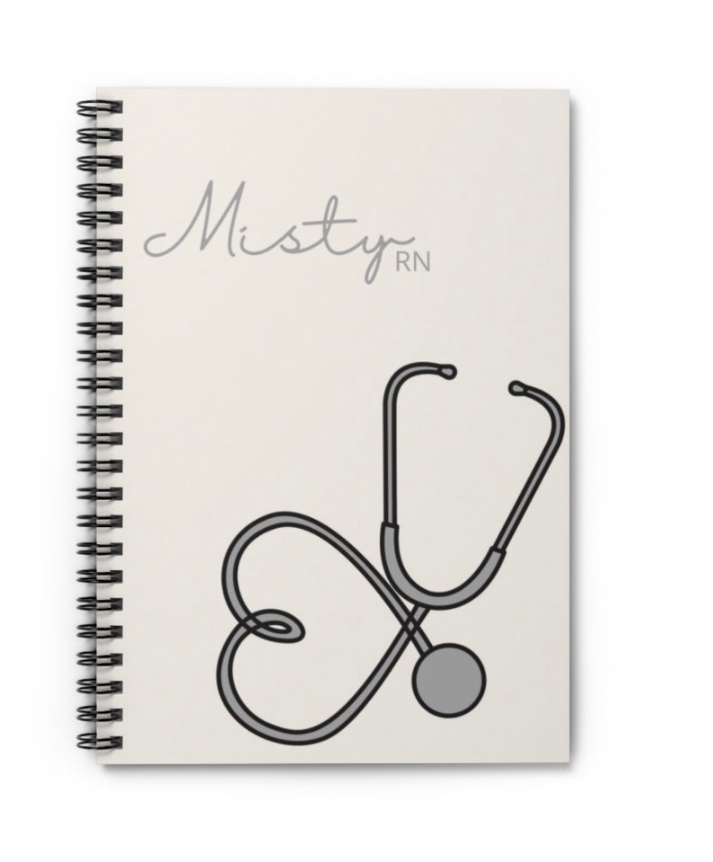 Personalized Nurse Spiral Notebook Nurse RN MD Lpn - Etsy