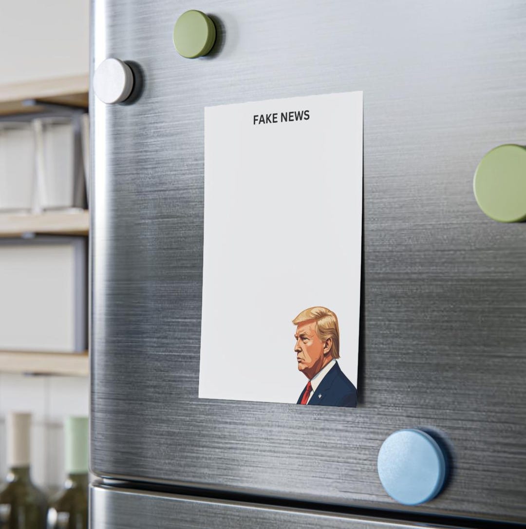 Trump Gifts, Trump Post-it® Notes, Funny Trump Gifts, Fake News Notepad ...