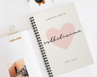 Esthetician Notebook, Skin Care Notebook, Laser and Botox Gift ...
