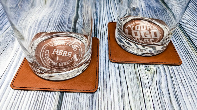 Your Logo Engraved Personalized Gift Custom Glass - Etsy