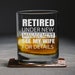 Retired Rocks Glass Etched, I'm Retired Gift, Retirement Party Gift for ...