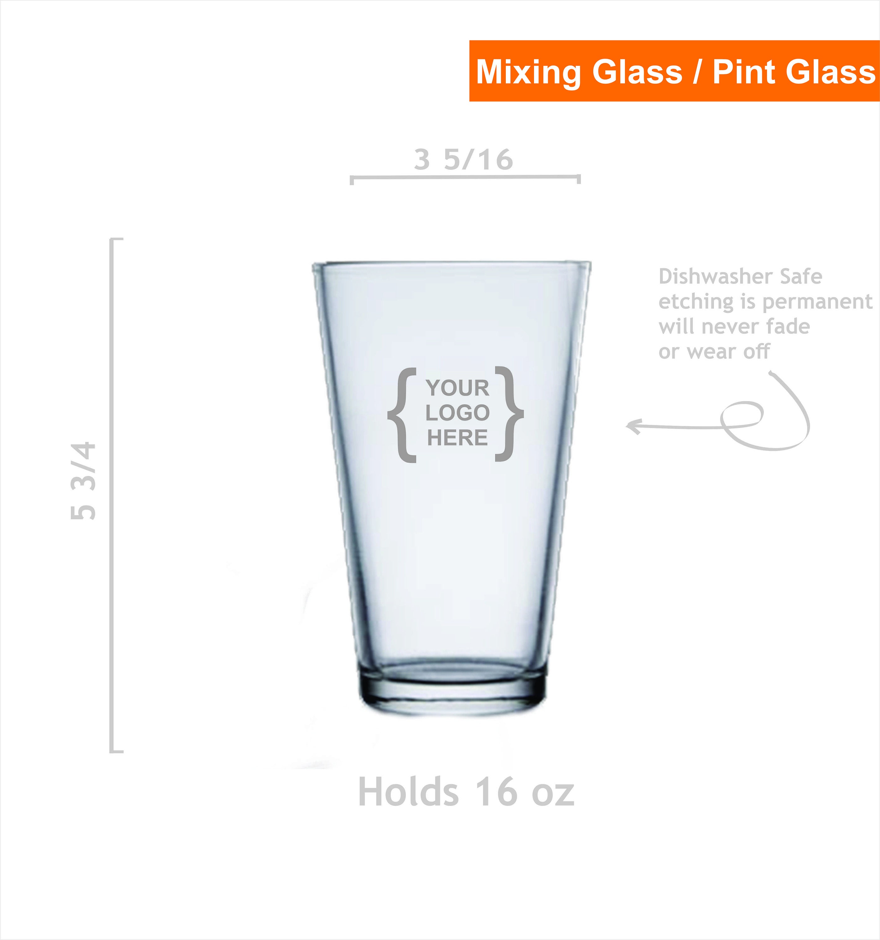 Custom Designed Glasses custom Logo Glass Custom Beer Glass - Etsy