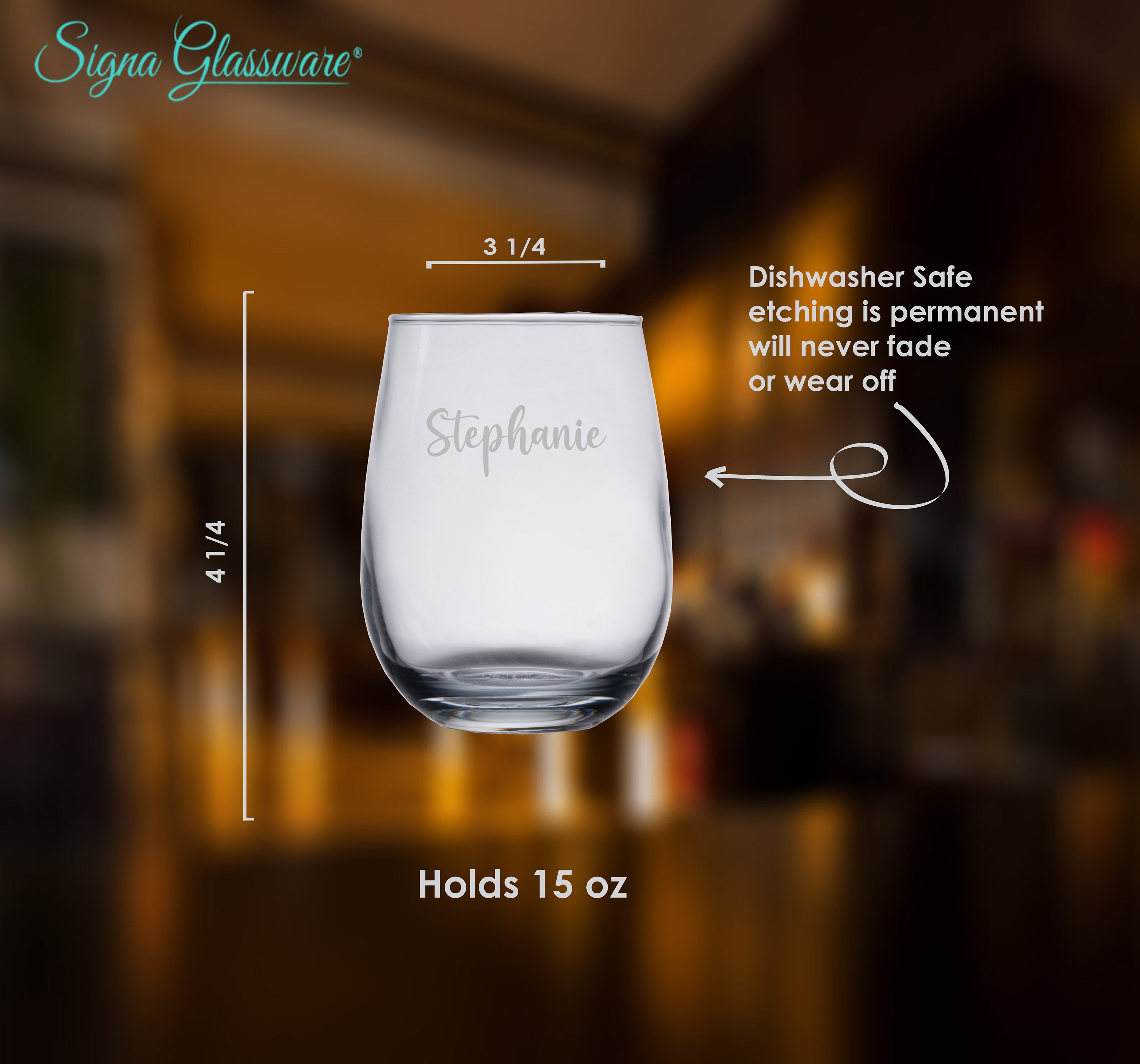 Name Wine Glass Personalized Engraved Glass Monogram Wine - Etsy