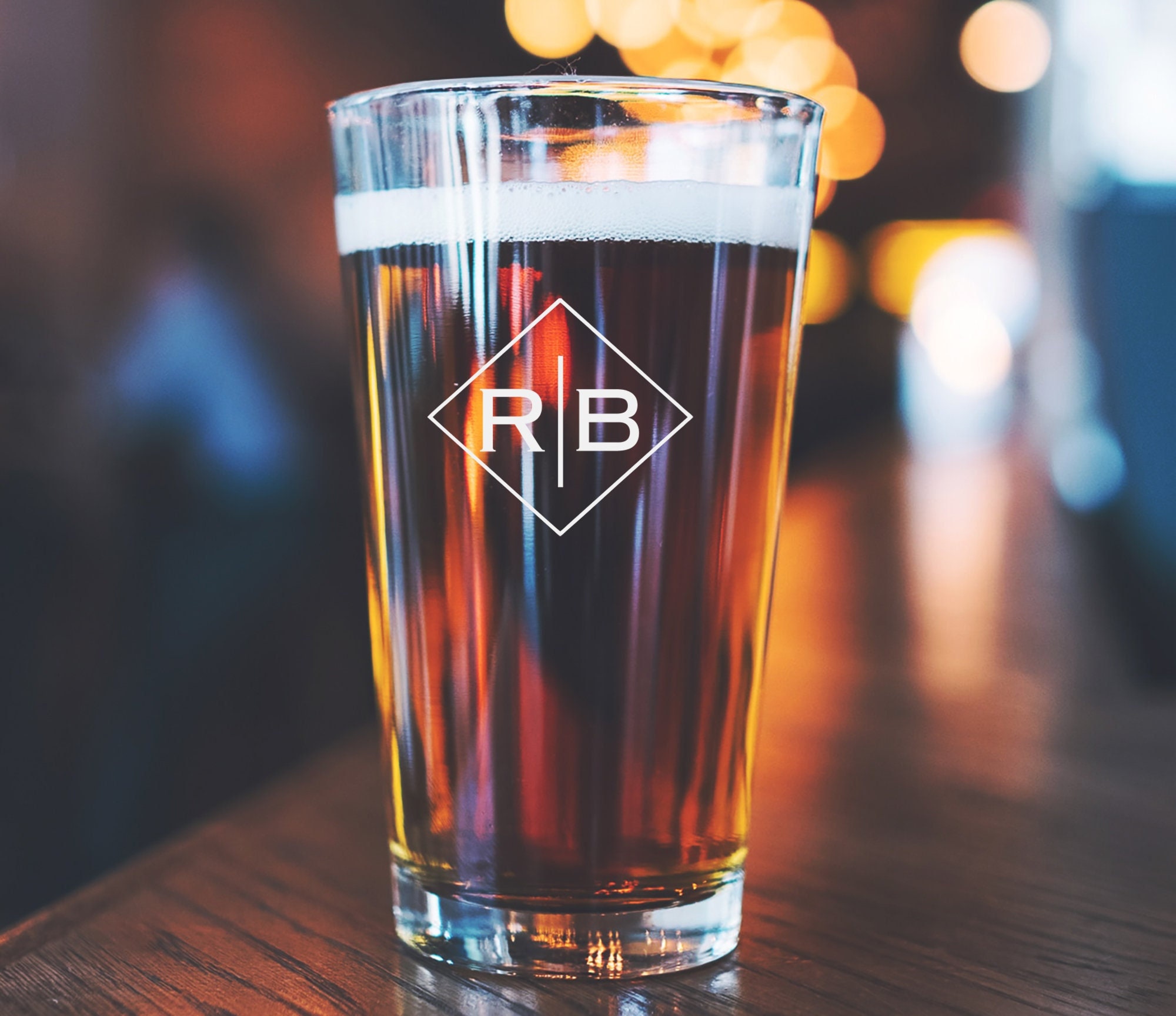 Personalized Beer Glass Custom Pint Glass Engraved Beer - Etsy