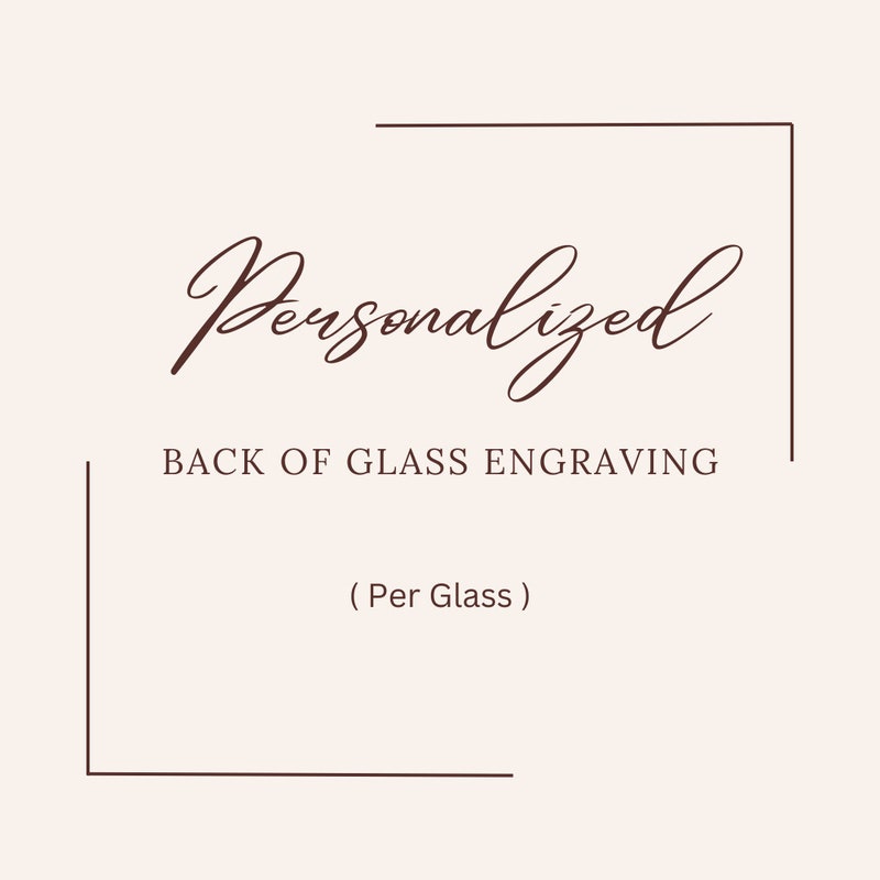 SignatureGlassware - Etsy