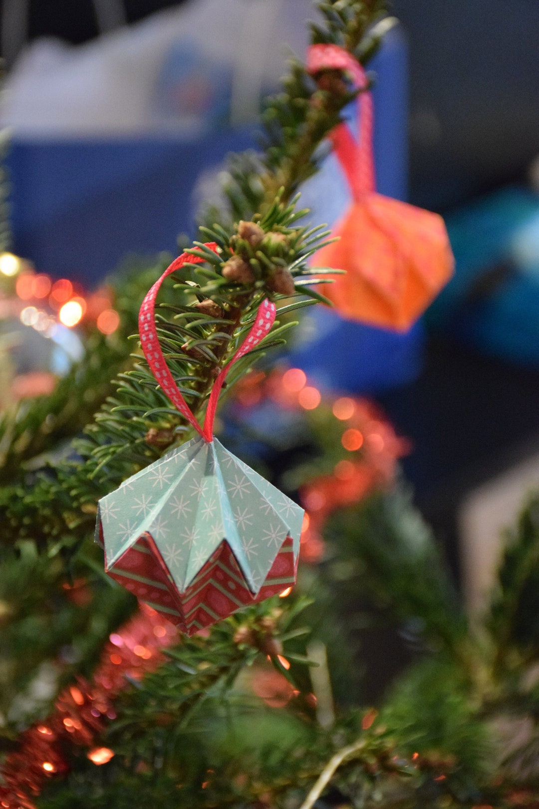 Boule origami "diamant" - Etsy France