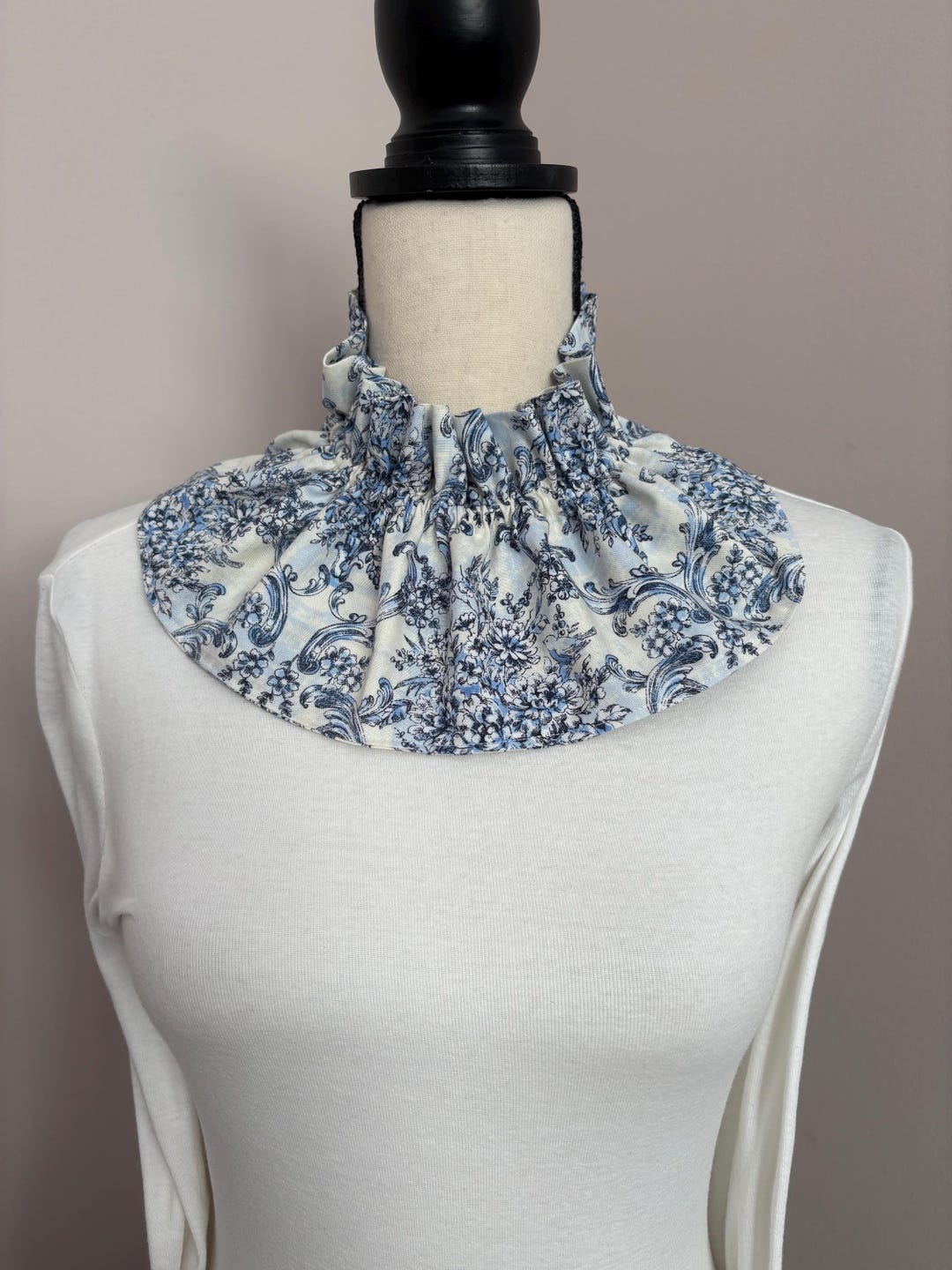 Removable Collar ~ Ruffles Collar~ Blue Ruffles Collar ~ Lightweight ...