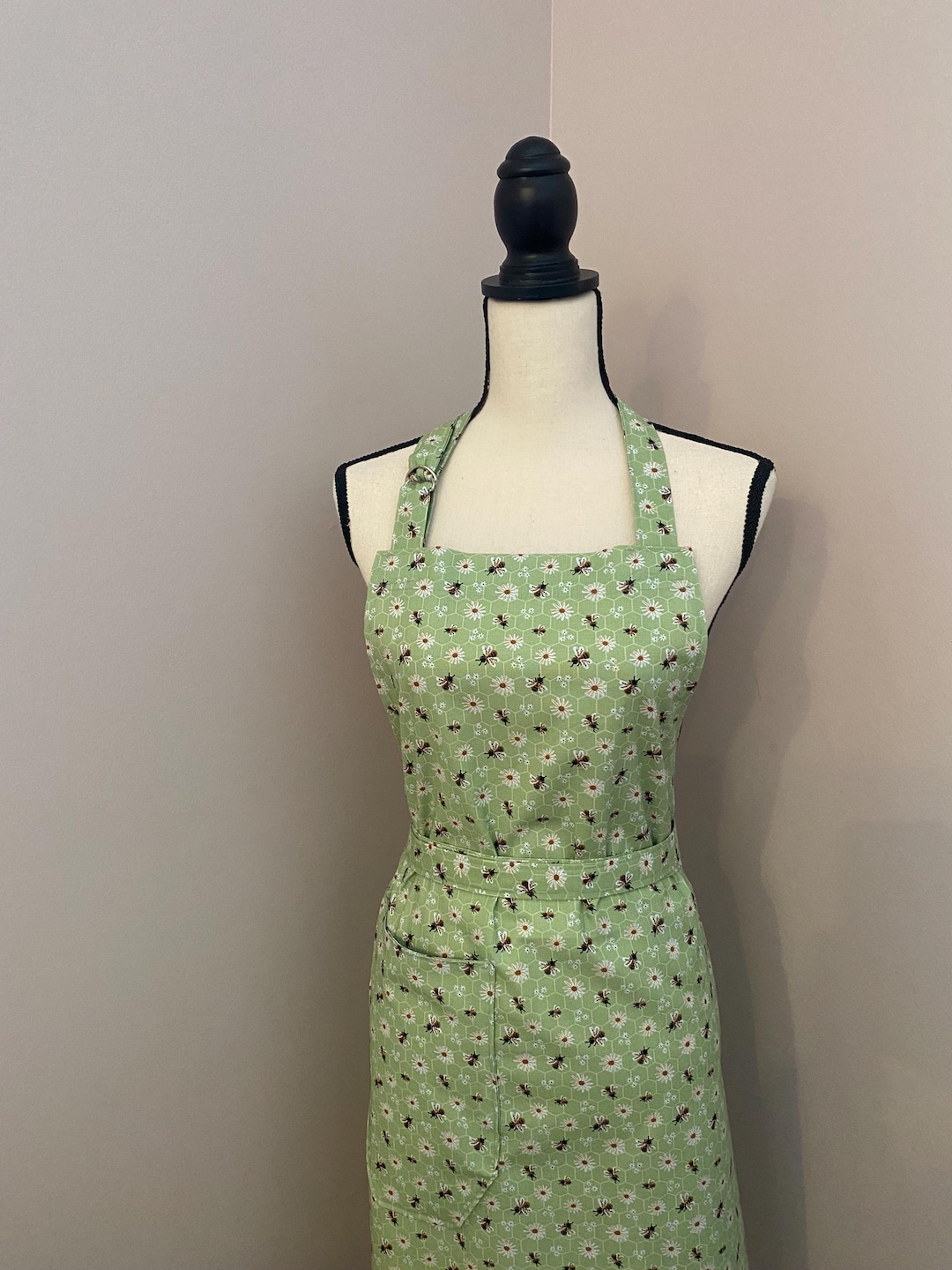 Bee Apron Green Bee Apron Honey Bee Apron Chef Apronbaking Apron Bumble ...