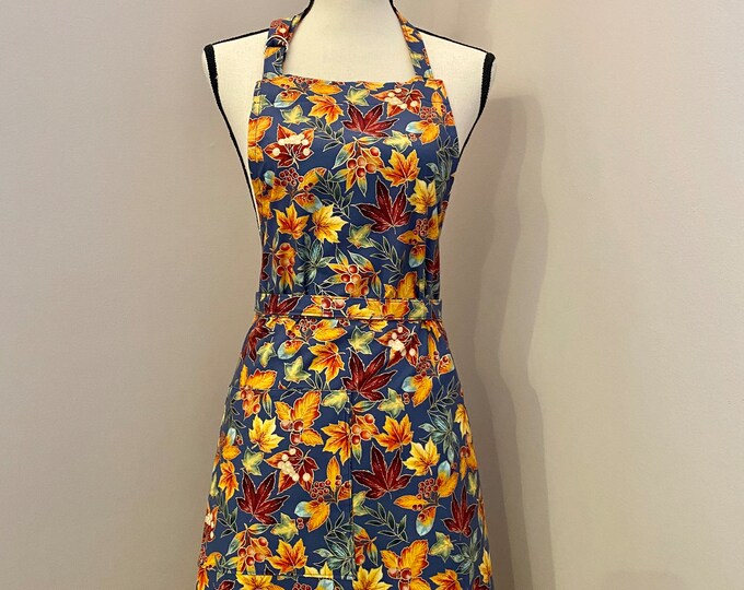 Fall Apron Leaves Apronberries Apron Autumn Apron - Etsy
