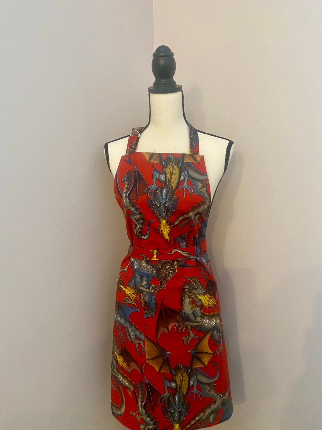 Dragon Apron~ Mythical Creatures Apron~dragon Apron~ Fantasy Apron ...