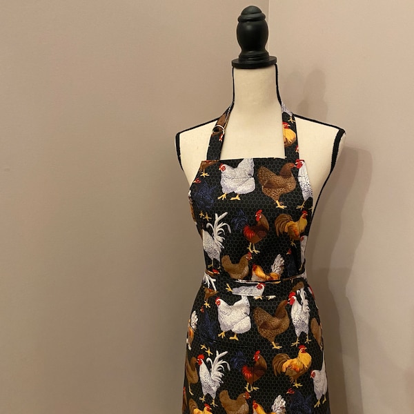 Chicken Kitchen Apron - Etsy