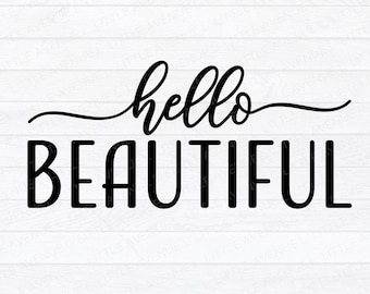 Hello Beautiful - Etsy