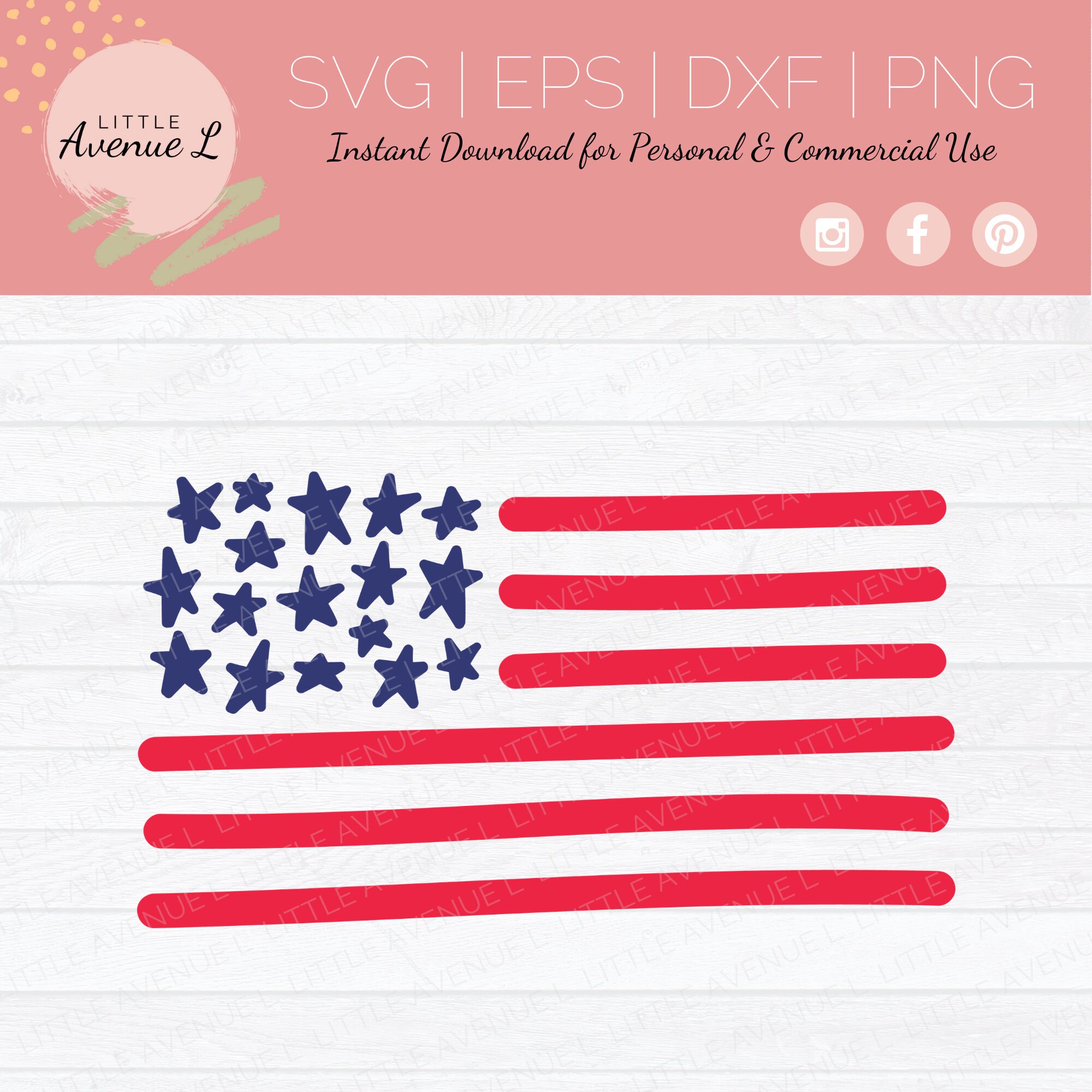 American Flag Svg | Flag SVG | Stars and Stripes Svg | 4th of July Svg ...