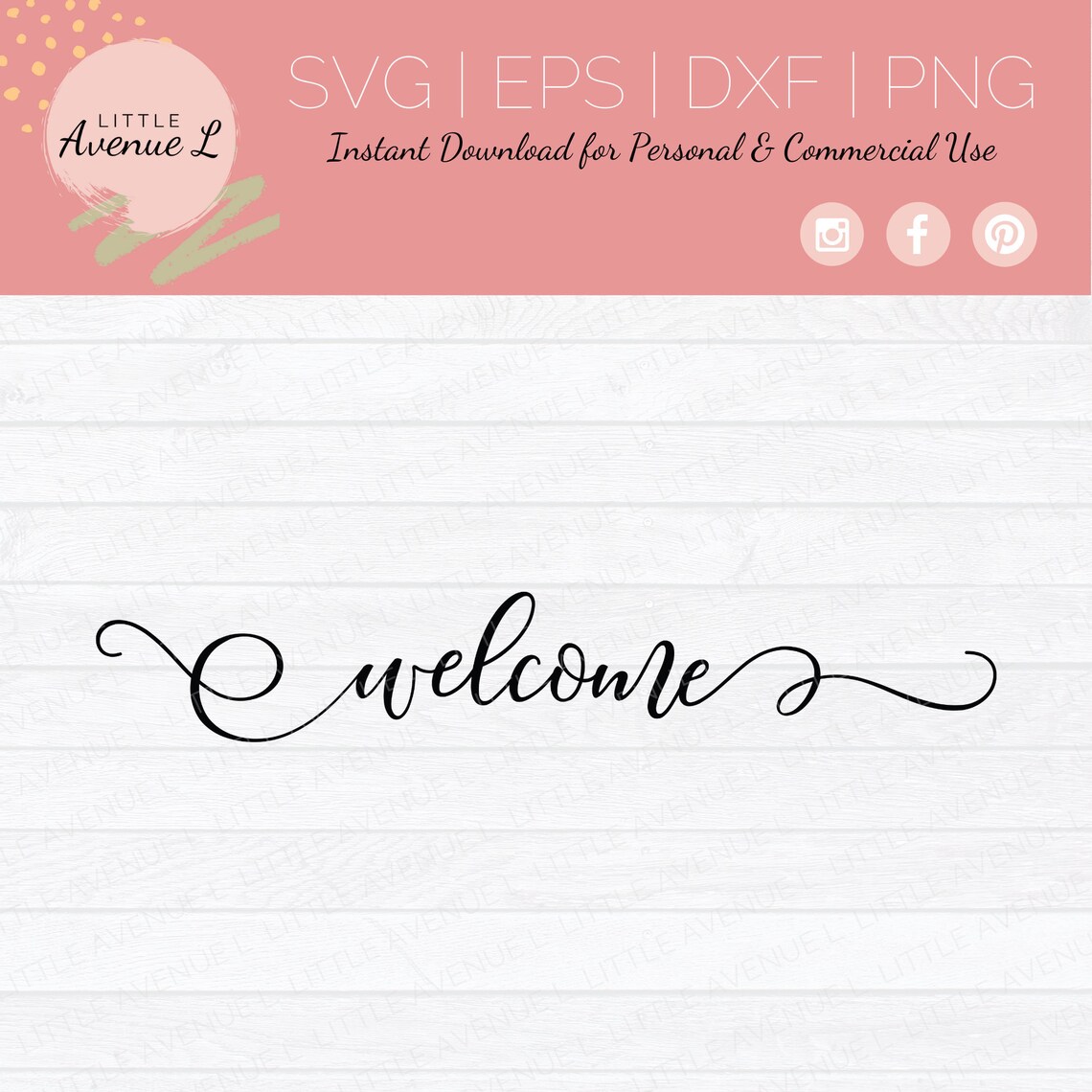 Welcome SVG Welcome Cursive Design Swirly Font Sign | Etsy