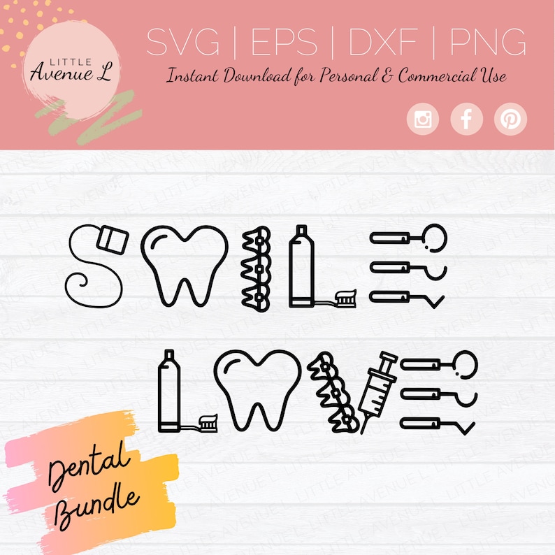 Dentist SVG Dentist Gift Smile SVG Dental Hygienist | Etsy