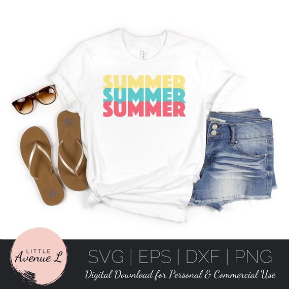 Summer SVG Summer Shirt Design Summer Cut File Digital | Etsy