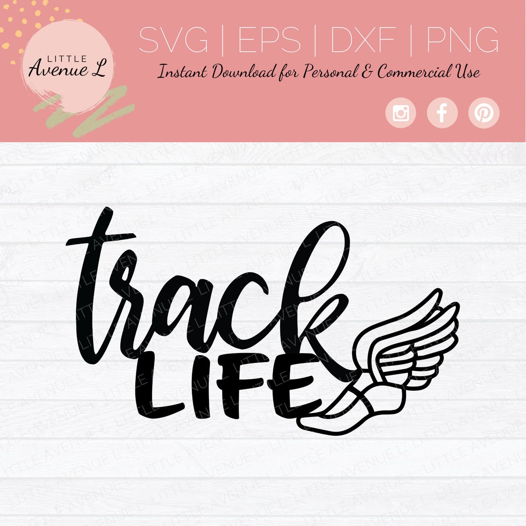 Track Life SVG | Track SVG | Track Clipart | Sports SVG | Track | Track ...