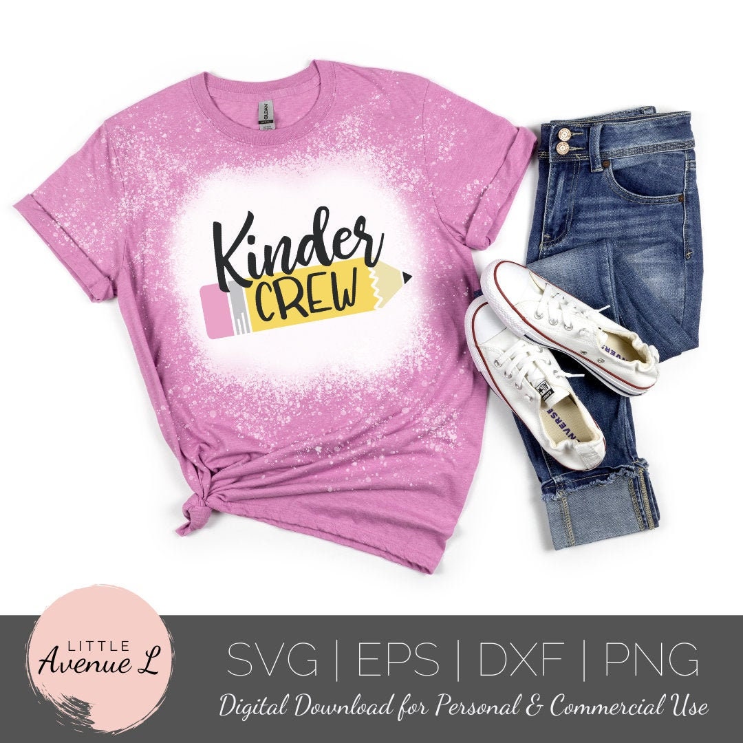 Kinder Crew SVG | Kindergarten SVG | Kindergarten Cut File ...