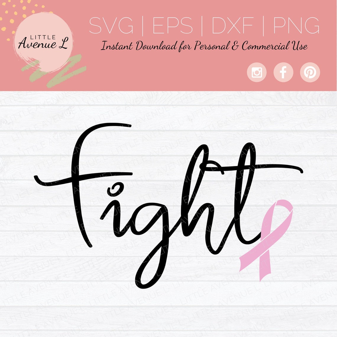 Fight SVG Awareness Ribbon SVG Fight PNG Ribbon Design | Etsy