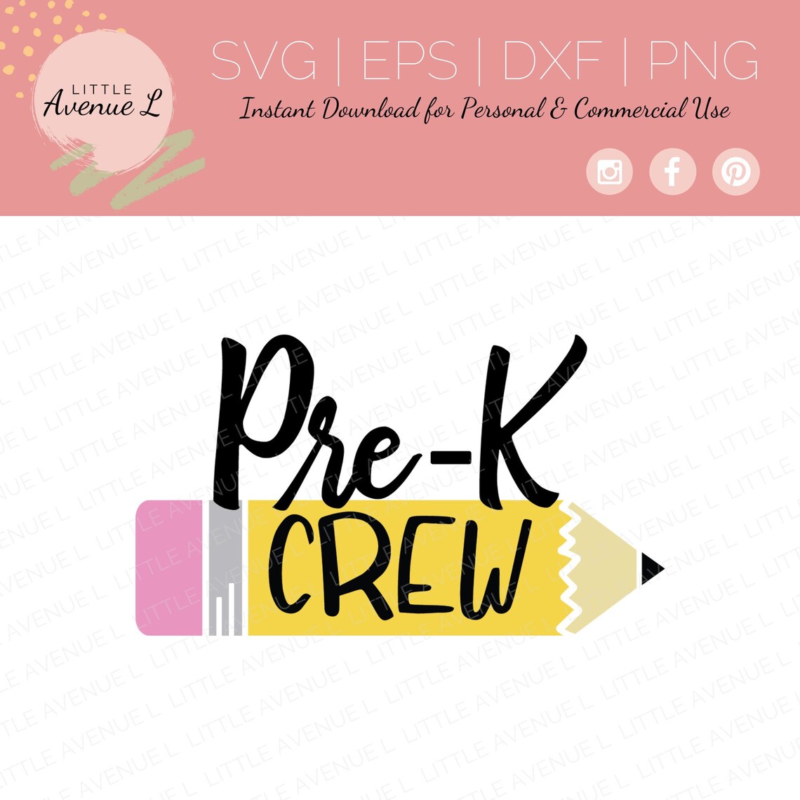 Pre-k Crew SVG Pre-k SVG Preschool Cut File Pre-k Png - Etsy