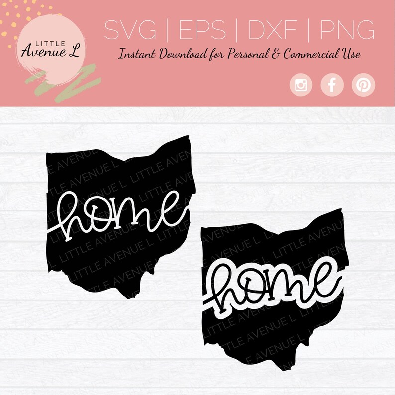 Ohio SVG Home SVG State SVG Ohio Png Cute Shirt - Etsy