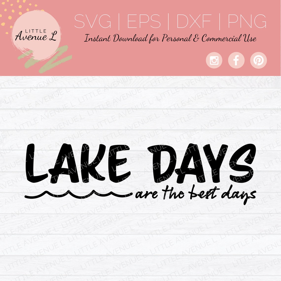 Lake Days Are the Best Days SVG Summer SVG Summer Cut File - Etsy