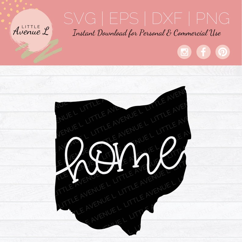 Ohio SVG Home SVG State SVG Ohio Png Cute Shirt - Etsy