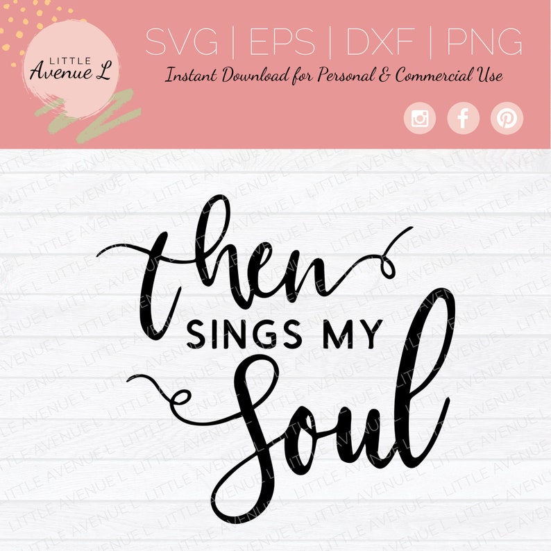 Then Sings My Soul SVG Hymn SVG Christian SVG Church - Etsy