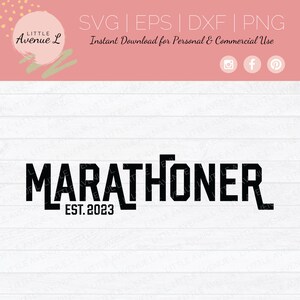Marathoner SVG | Marathon SVG | Runner SVG | Marathon Shirt Design ...