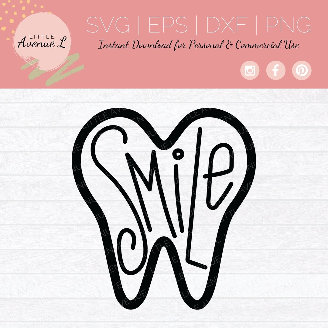 Smile Svg | Dentist Svg | Dentist Gift | Dental Hygienist | Dentist ...