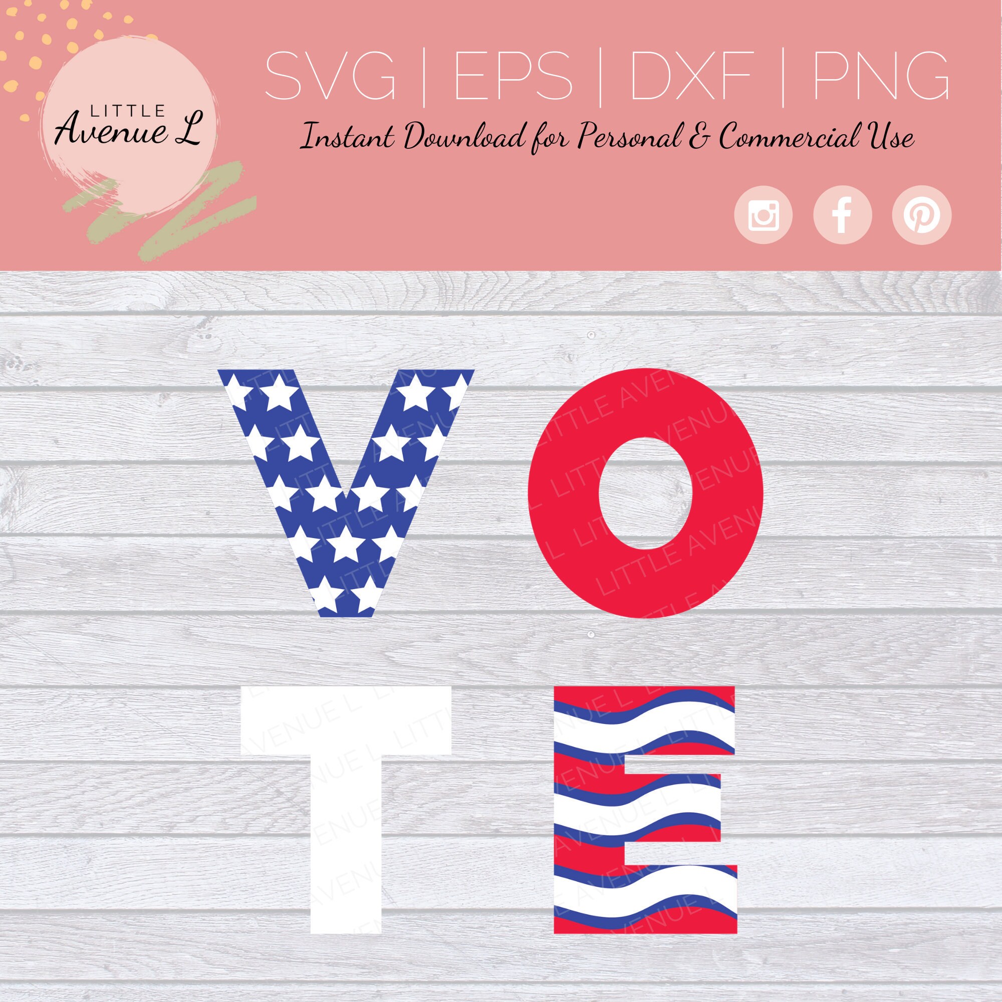 Vote SVG Vote Cut File Vote svg shirt Patriotic SVG | Etsy