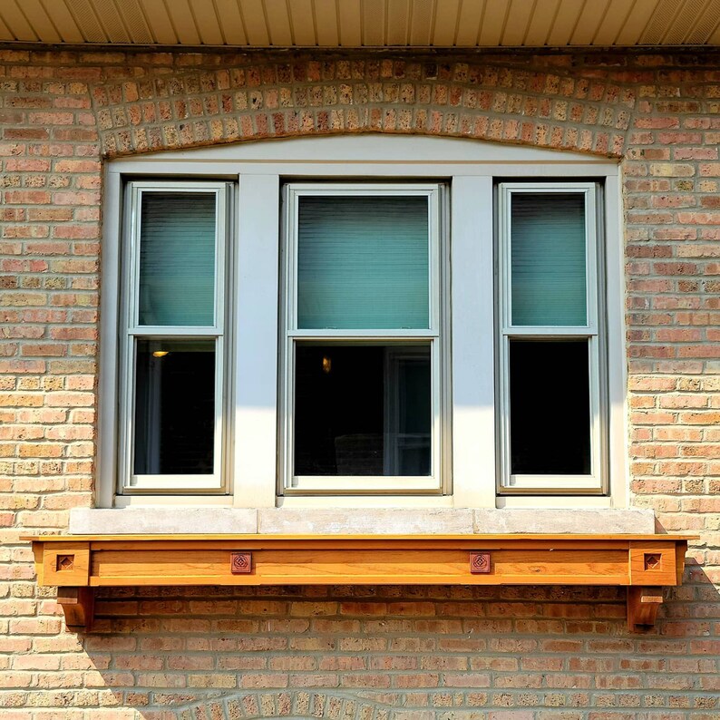 Chicago Bungalow Craftsman Style Windowbox – Midway Craftsman - Small ...
