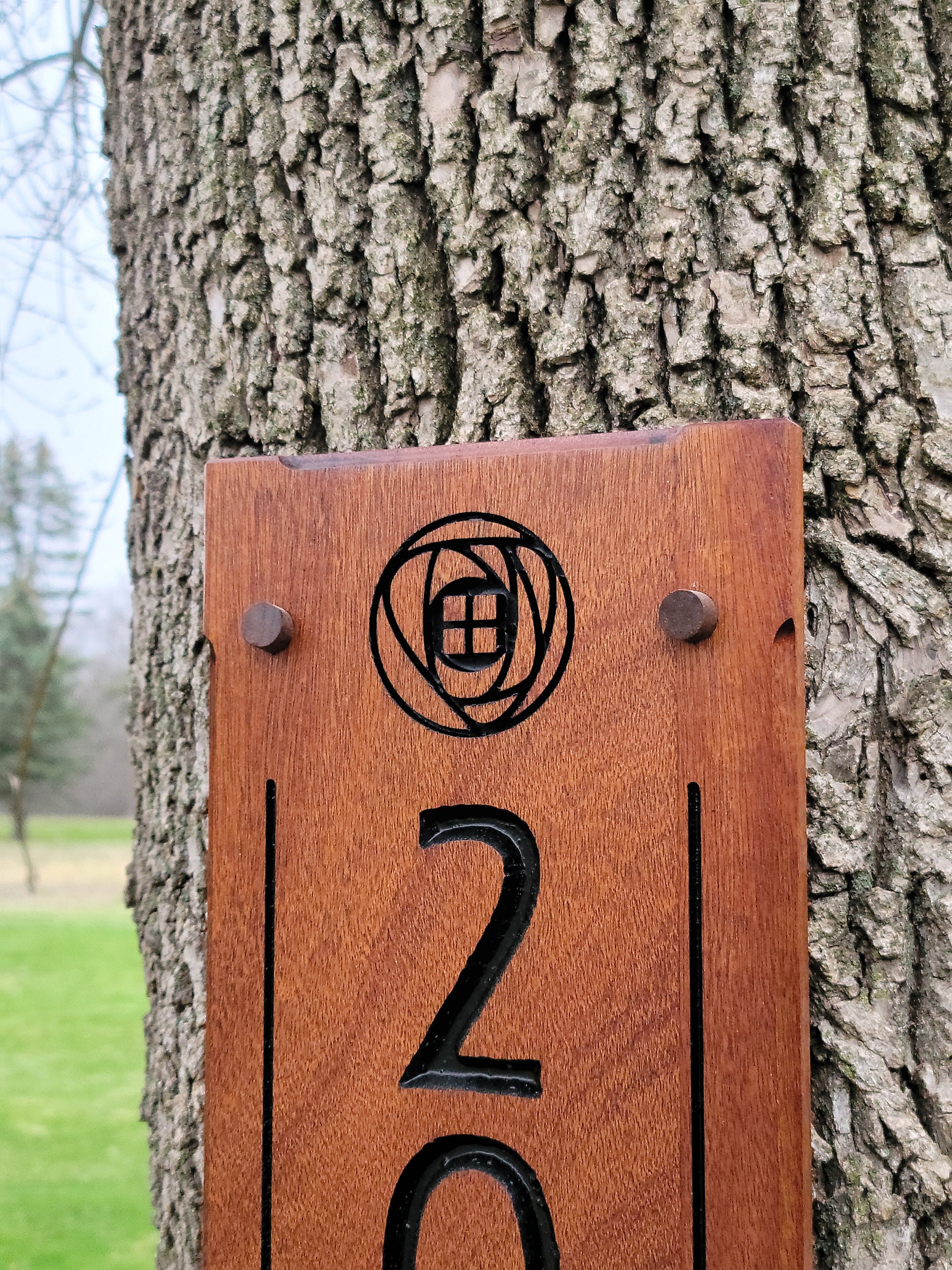 Bungalow Address Sign / Craftsman House Plaque - Etsy