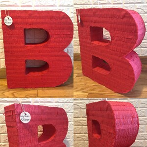 Letter Number Alphabet Pinata, Table Letter Decor, Custom Letter ...
