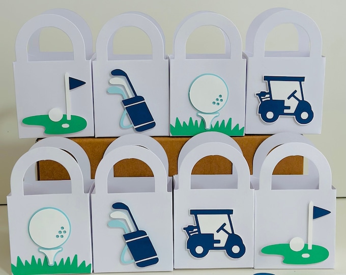 Golf Goodie Bags, Golf Party Favor Bags, Hole in One Birthday, Golf ...