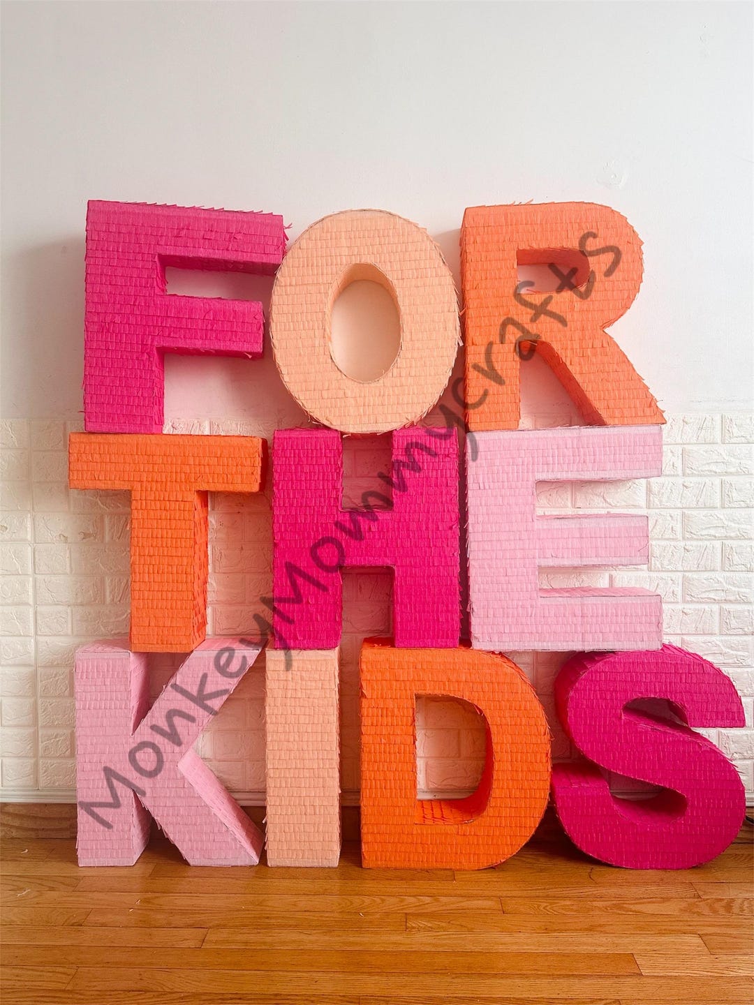 Letter Number Alphabet Pinata, Table Letter Decor, Custom Letter ...