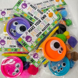 Build Your Own Monster Kits,personalized Halloween Monster Kits,kid ...