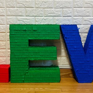 Letter Number Alphabet Pinata, Table Letter Decor, Custom Letter ...