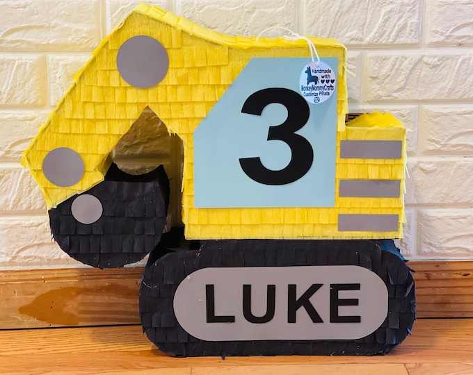 Excavator Pinata - Etsy