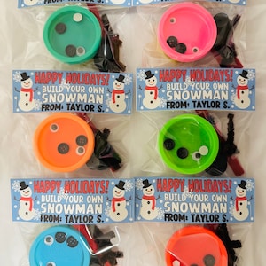 Build Your Own Snowman Kits, Personalized Christmas Snowman Kits,kid ...