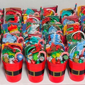 Ready to Ship Filled Christmas Goodie Bags, Mini Christmas Basket, Kids ...