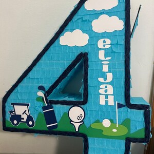 Golf Pinata, Hole in One First Birthday, Hole in One Piñata, Golf ...