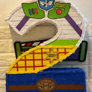Number 4 Pinata, Custom Number Pinata, Woody and Lightyear Pinata - Etsy