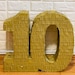 Double Digits Pinata, Double Number Pinata, Number Pinata - Etsy