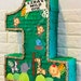 Number 1 Safari Jungle Wild Animals Pinata, Custom Number Pinata ...