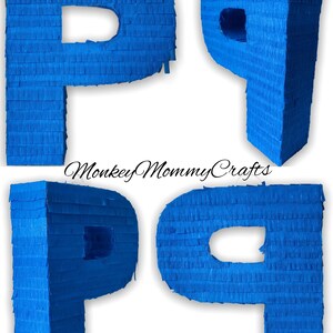 Letter Number Alphabet Pinata Table Letter Decor Custom - Etsy