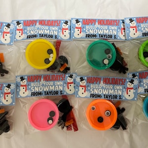 Build Your Own Snowman Kits, Personalized Christmas Snowman Kits,kid ...