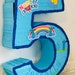 Number 4 Number Blocks Pinata, Custom Number Pinata & Personalized ...