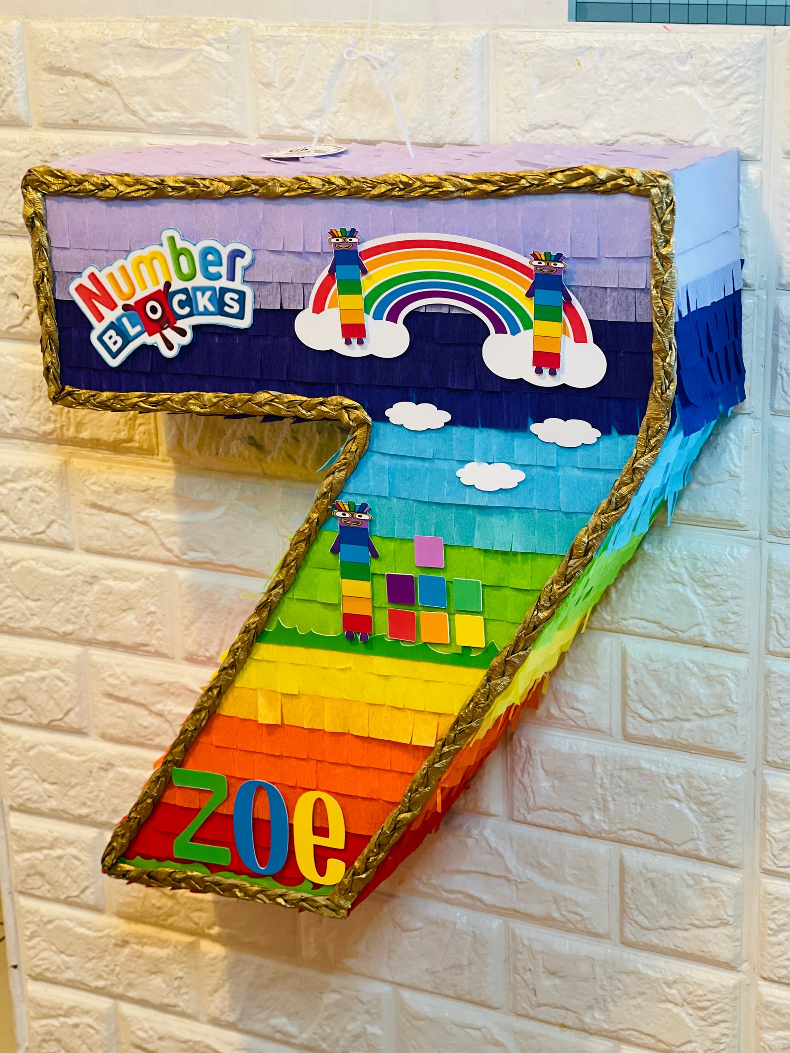 N# Blocks Pinata, Custom Number Pinata & Personalized Number Name ...